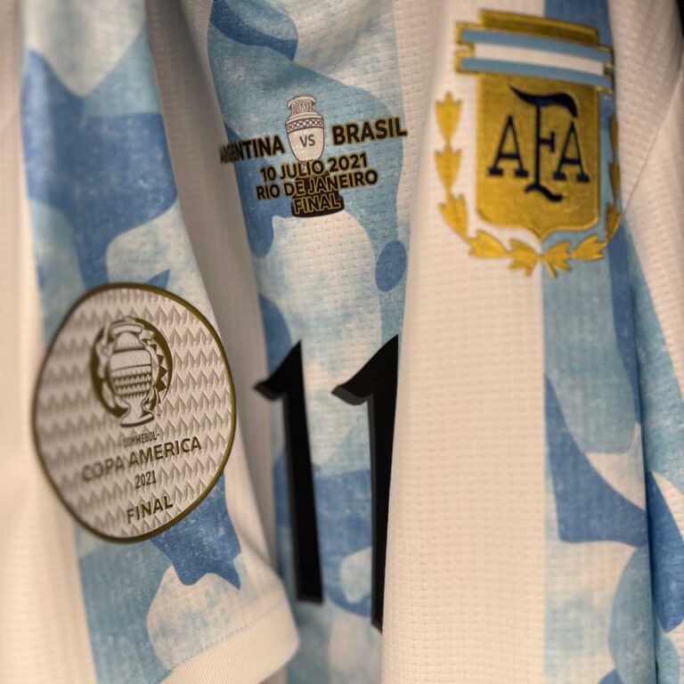 Di Maria match issued jersey – Argentina – Final Copa America 2021 ...