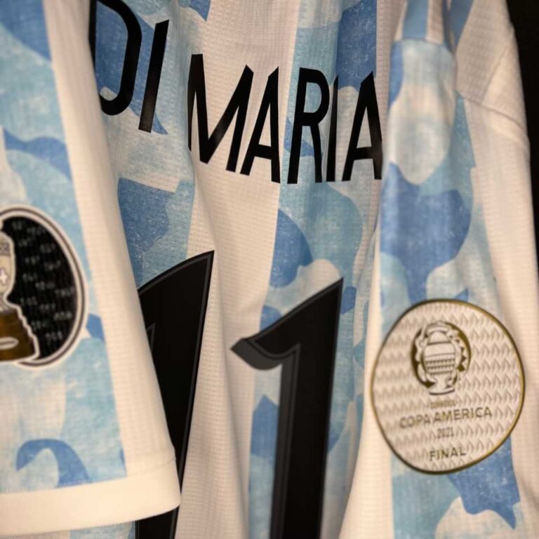 Di Maria match issued jersey – Argentina – Final Copa America 2021 ...