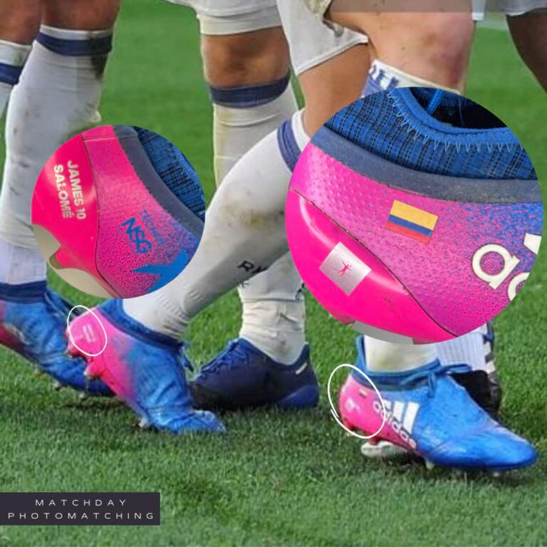 James Rodriguez match worn & signed PHOTOMATCH boots – Real Madrid ...