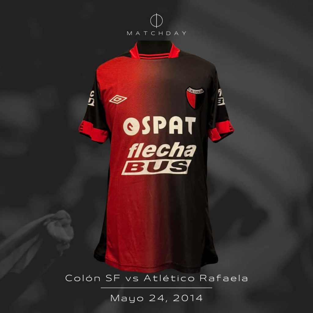 Darío Gandin – Colón – Torneo Final 2014 – MATCH WORN JERSEY ...